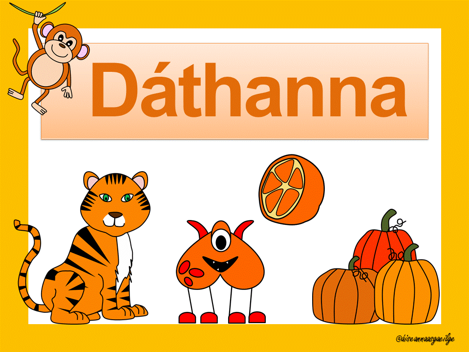 Dathanna – Áiseanna as Gaeilge